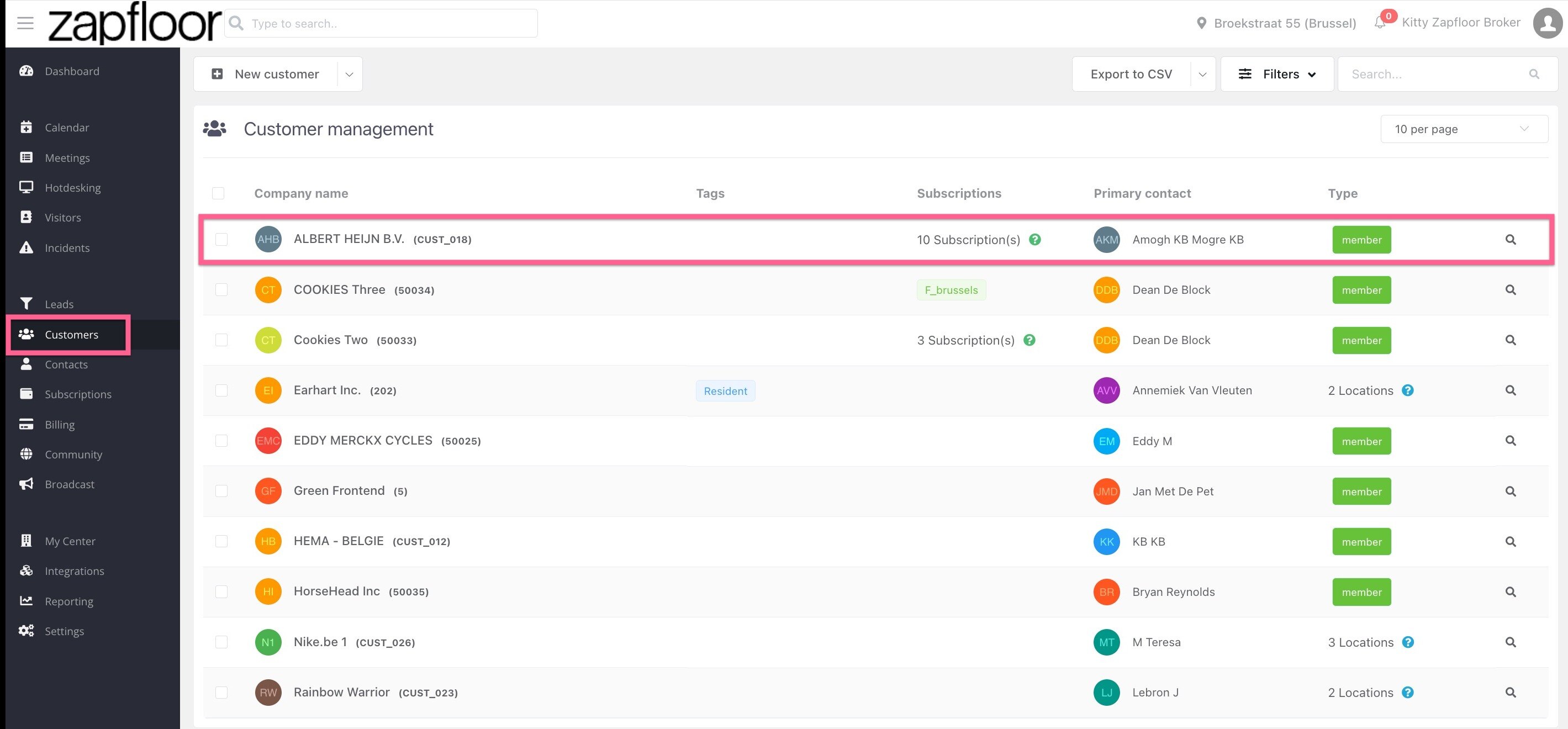 Creating a deposit invoice